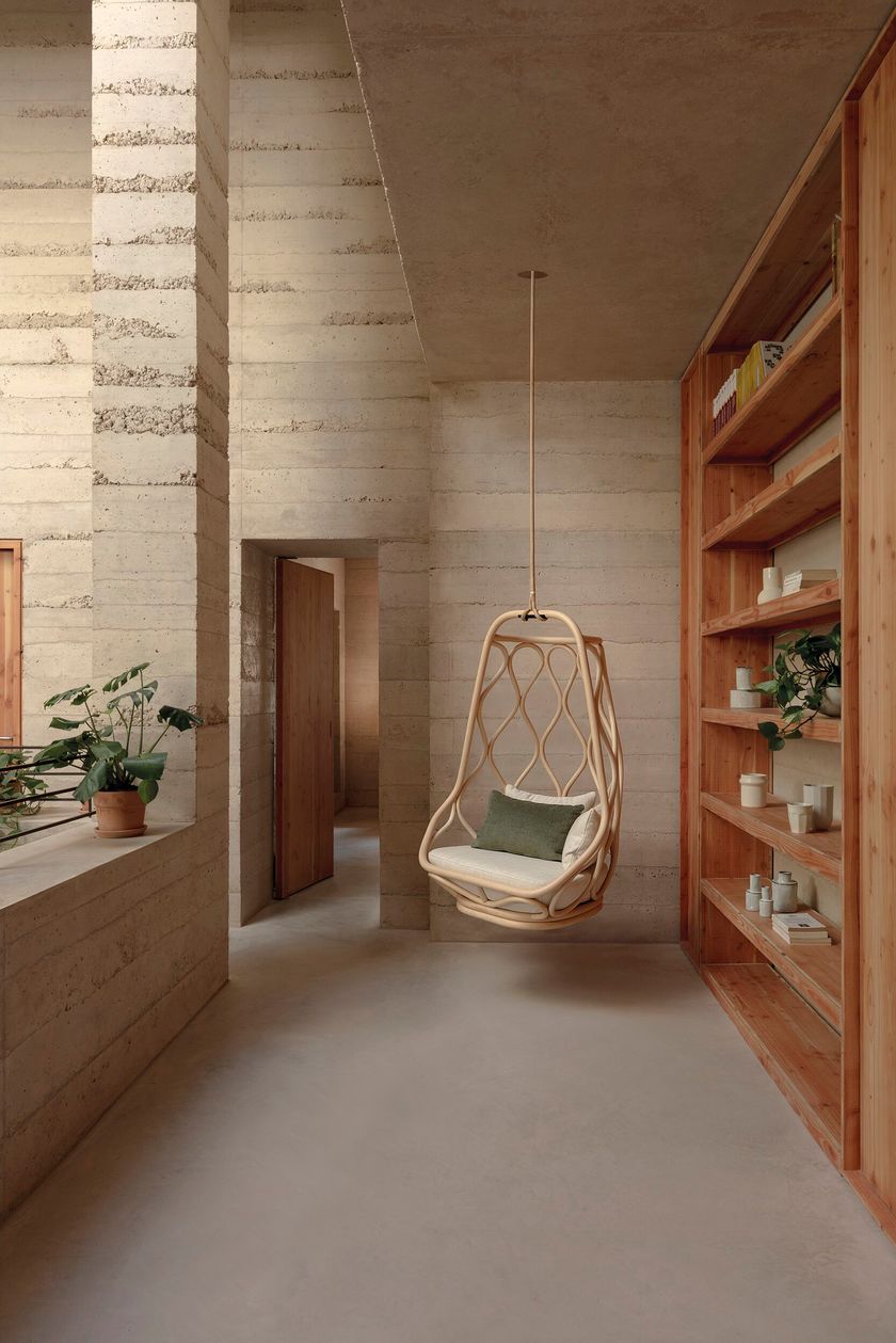 NAUTICA Rocking Swing rattan armchair By EXPORMIM | design MUT Design Studio