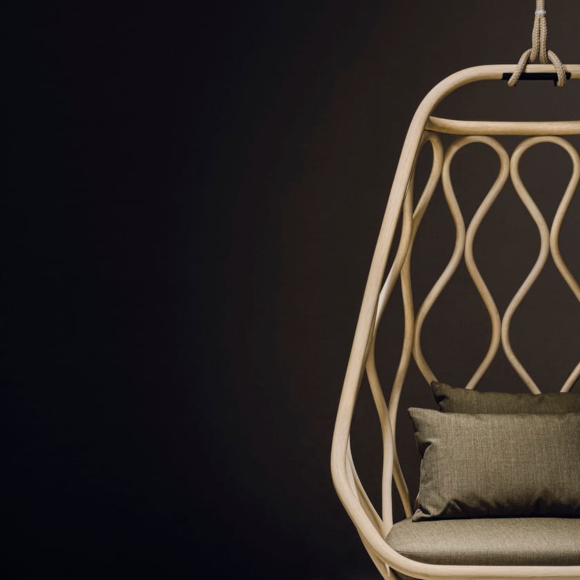 NAUTICA Rocking Swing rattan armchair By EXPORMIM | design MUT Design Studio