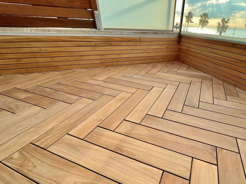 WOOD TEAK Parquet extérieur By EXTERPARK