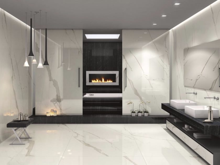 Pavimento/rivestimento effetto marmo EXTRA WHITE By FMG