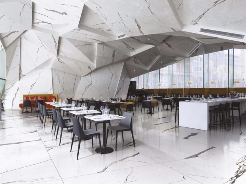 Pavimento/rivestimento effetto marmo EXTRA WHITE By FMG