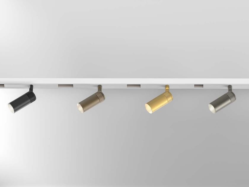 LED metal track-Light EYE SPOT TRACK By Olev design Filippo Cannata