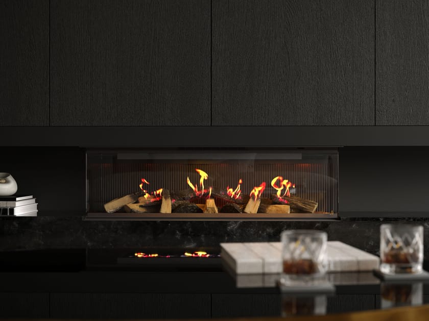 AMBIANCE 125 E Built-in electric steel fireplace By Element4