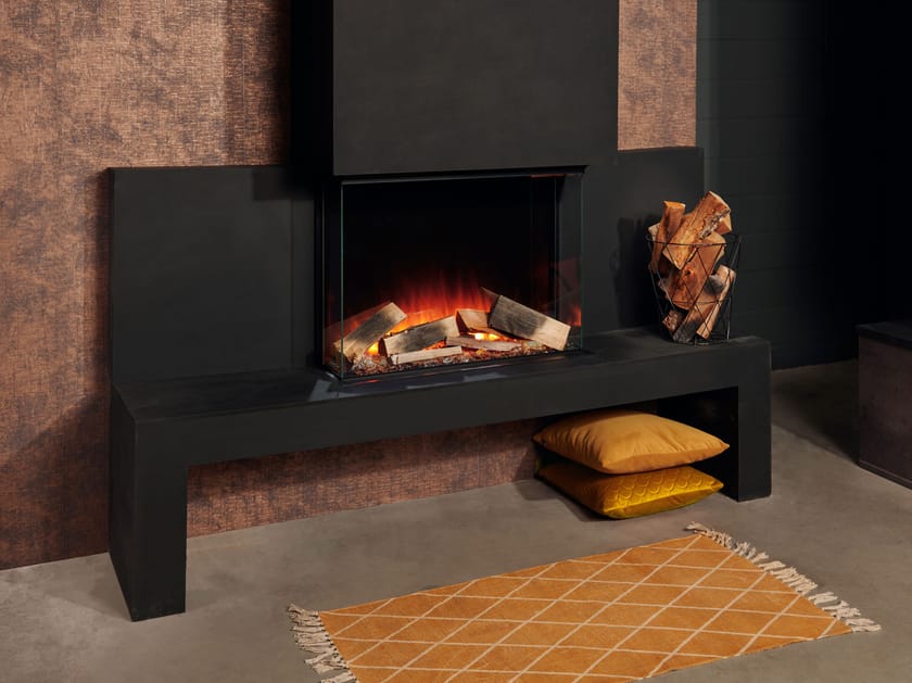 ELITE E 3-sided electric steel fireplace By Element4