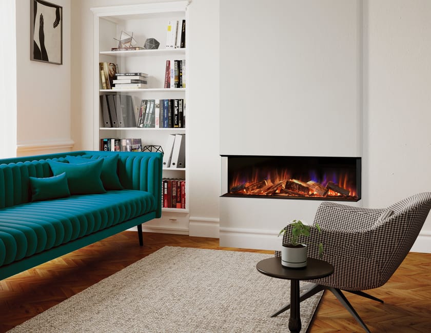 ELITE E 3-sided electric steel fireplace By Element4