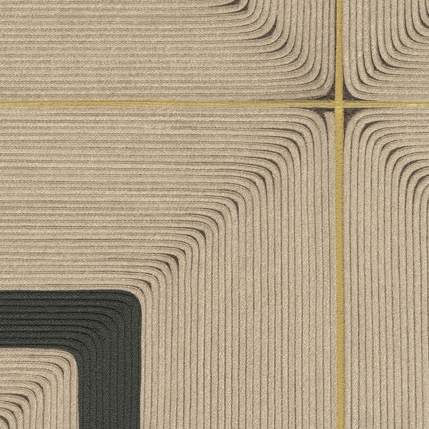 CORDES SENSIBLES X VÉRONIQUE DE SOULTRAIT - CARRÉS JALONNÉS 壁纸 By Élitis