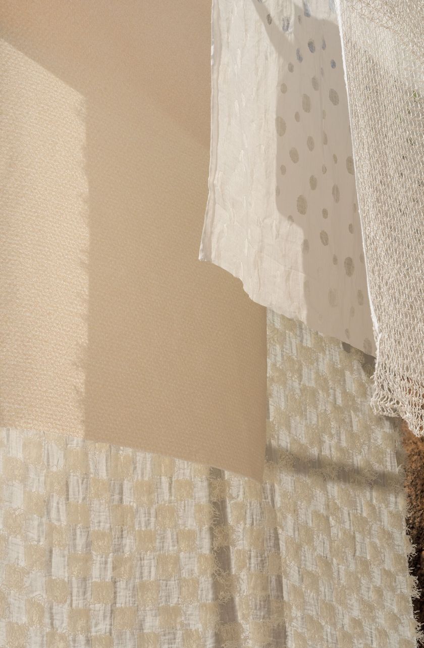 ÉPHÉMÈRE - KOZO Solid-color polyester fabric By Élitis