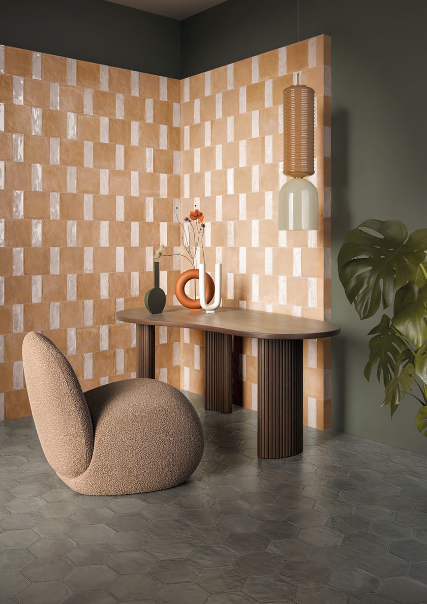 FORME BIANCO ASSOLUTO Rivestimento in gres porcellanato effetto cotto ...