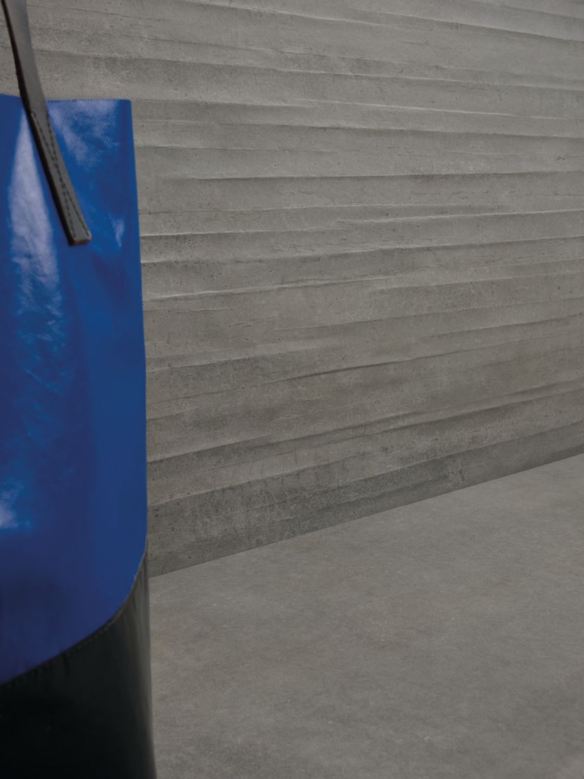 FABRIKA DARK GREY Porcelain stoneware wall/floor tiles with concrete ...
