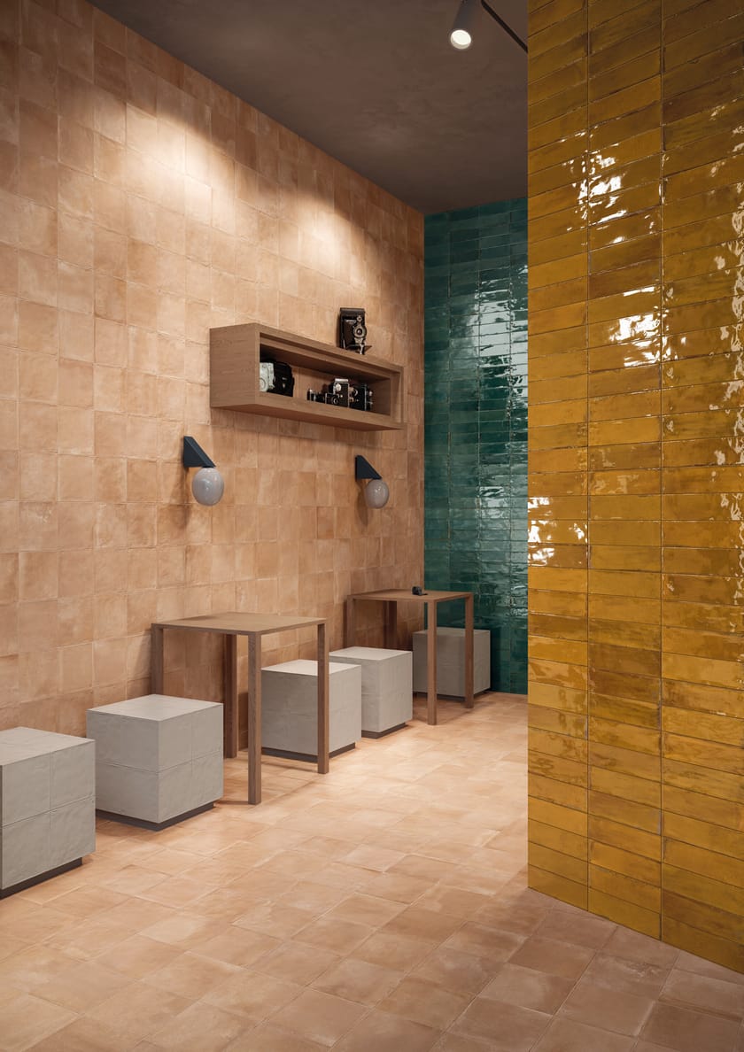FORME ROSATO Porcelain stoneware wall tiles with terracotta effect By ...