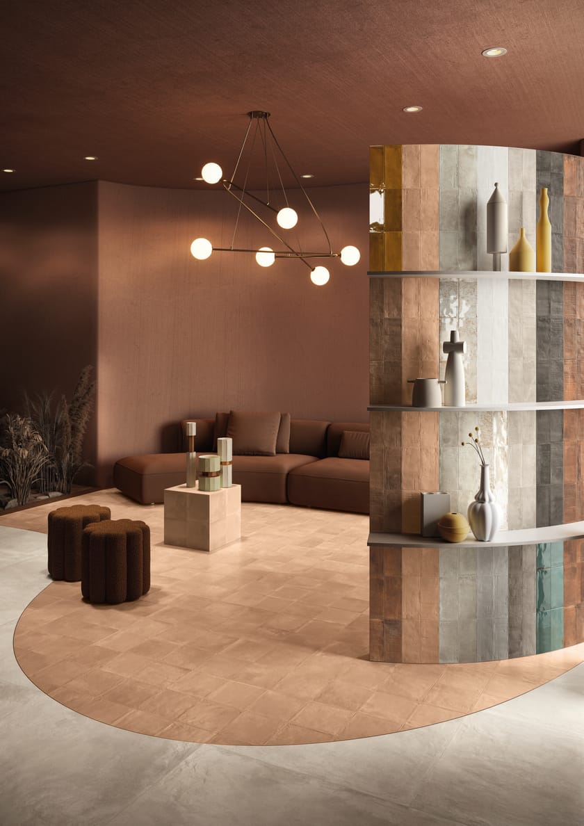 FORME ROSATO Porcelain stoneware wall tiles with terracotta effect By ...