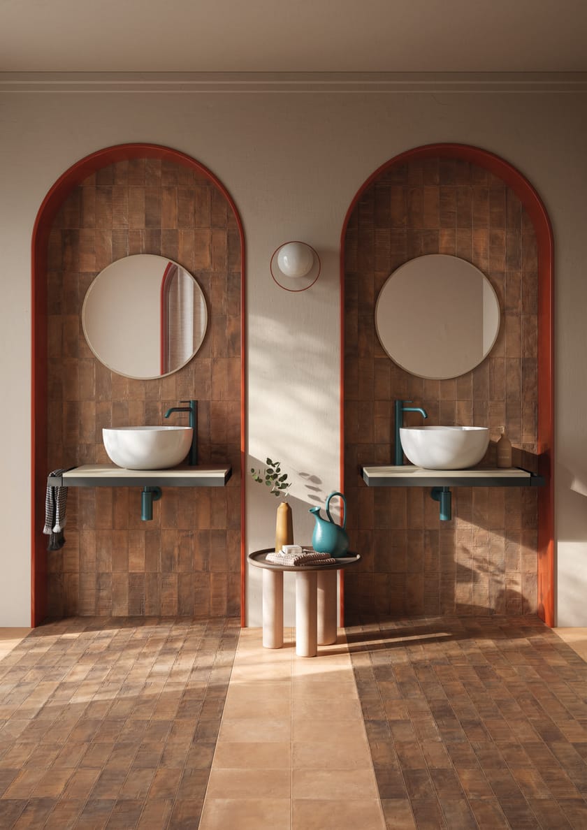 FORME TERRACOTTA Rivestimento in gres porcellanato effetto cotto By ...