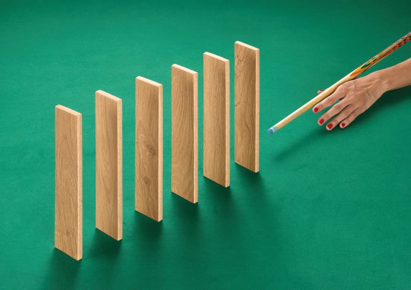 PLAYWOOD INTENSE Wall tiles By EmilCeramica