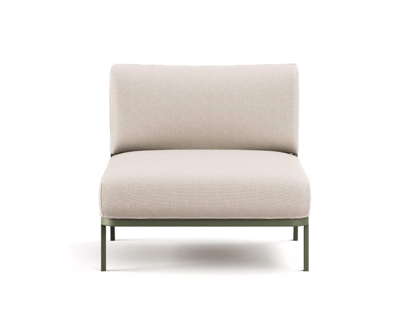CABLA Upholstered fabric garden armchair By Emu | design LucidiPevere