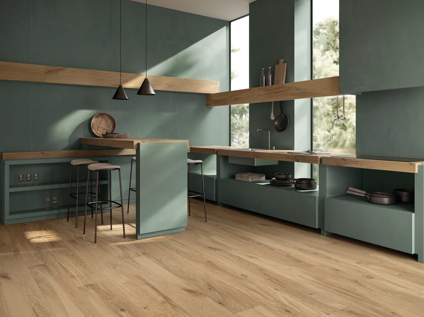 I-WOOD ROVERE DORATO Porcelain stoneware wall/floor tiles with wood ...