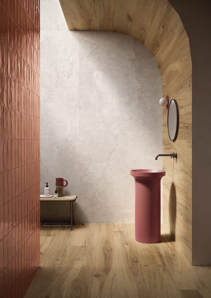 I-WOOD ROVERE DORATO Porcelain stoneware wall/floor tiles with wood ...