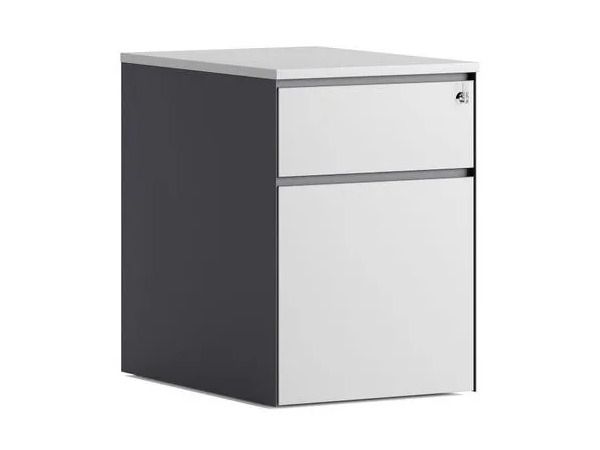 ARCADIAN Melamine office drawer unit with lock By Ersa