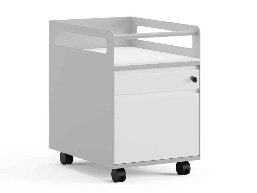 SO Melamine and metal office drawer unit with castors By Ersa | design ...