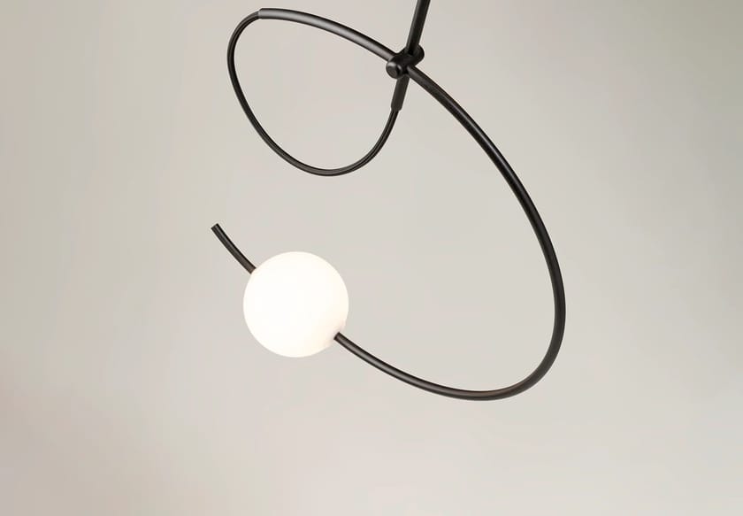 LOOP LED glass pendant lamp By Estiluz