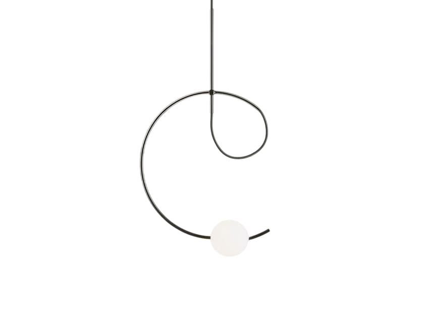 LOOP LED glass pendant lamp By Estiluz