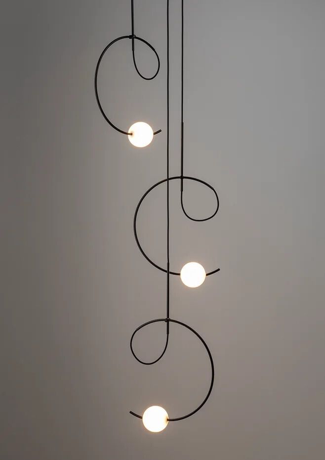 LOOP LED glass pendant lamp By Estiluz
