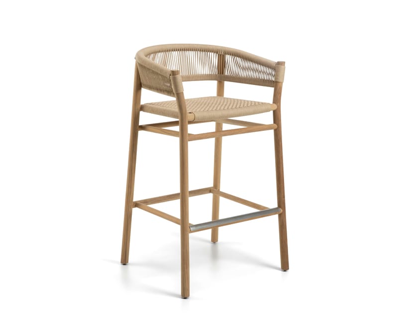 KILT Garden stool By Ethimo | design Marcello Ziliani