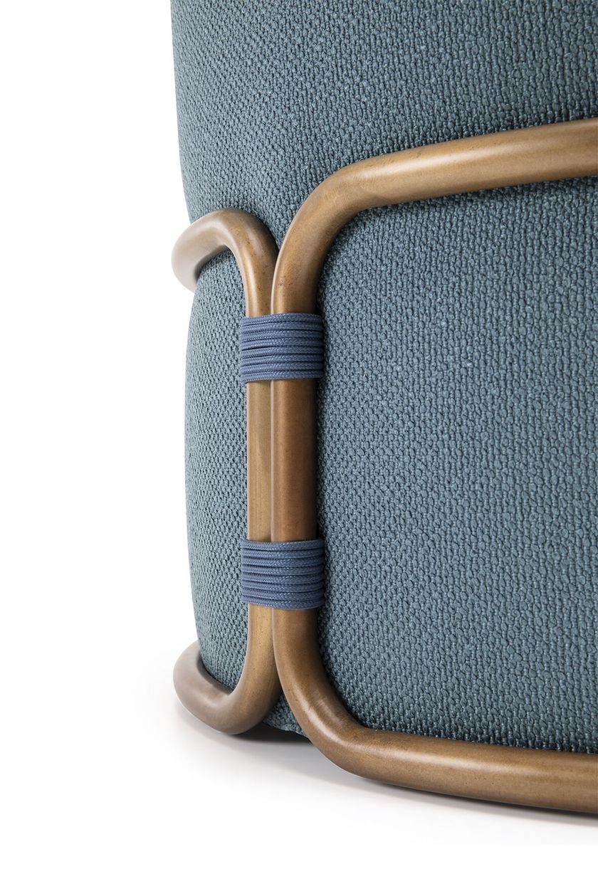 ROTIN 2 seater fabric sofa By Ethimo | design Zanellato/Bortotto