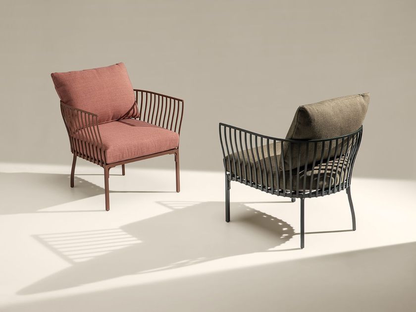 VENEXIA Low lounge chair By Ethimo | design Luca Nichetto