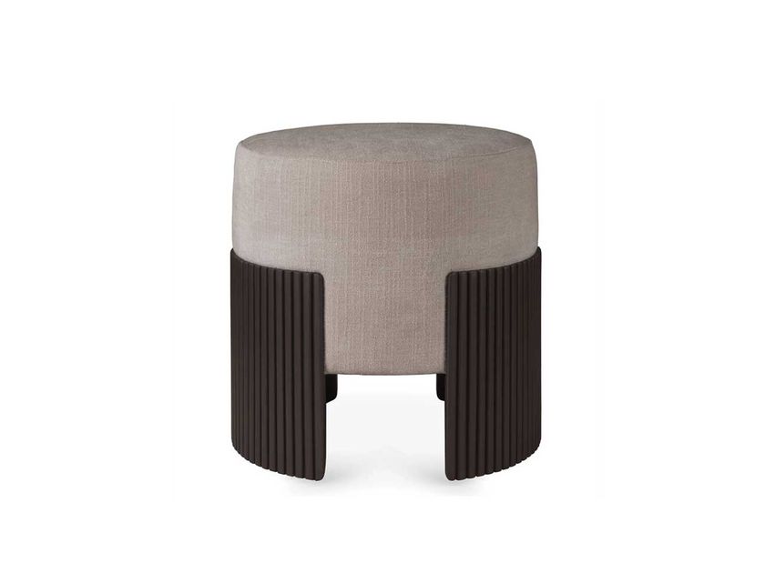 ROLLER MAX Wooden pouf By Ethnicraft | design Jacques Deneef