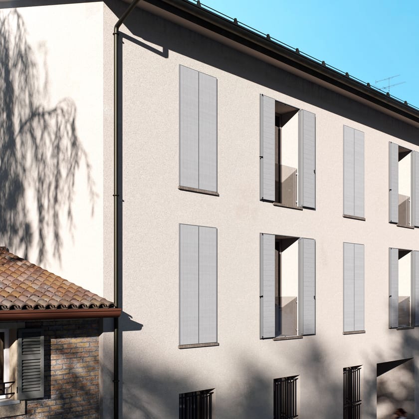 SCURETTO SCANDOLA Aluminium panel shutter By Eurall