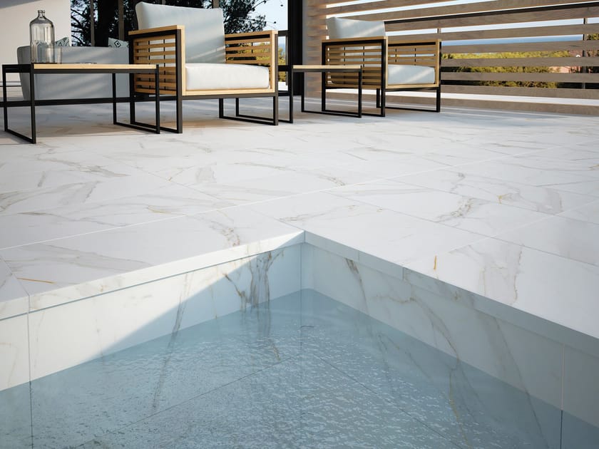 MARBLES CALACATTA Bodenbelag aus Feinsteinzeug mit Marmor-Effekt By Exagres