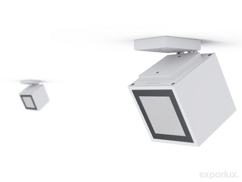 PACK BA LED adjustable aluminium Outdoor floodlight By Exporlux