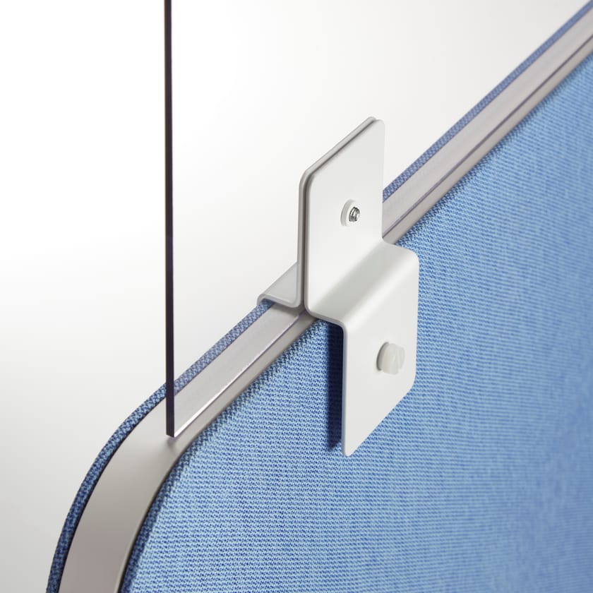 Methacrylate desktop barrier Extension screen By Made Design