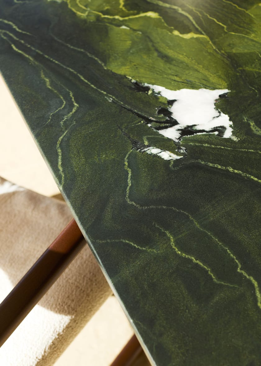 ETNA Rectangular marble table By Exteta