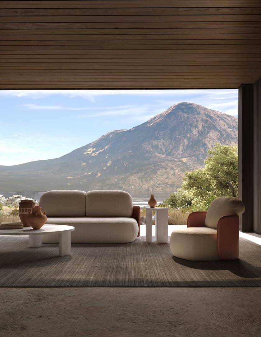 MOCHI Fabric sofa By Exteta