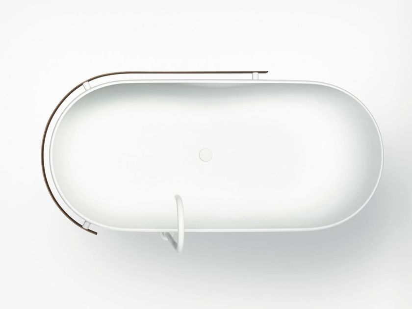 HOMEY Freestanding oval Cristalplant® bathtub By FALPER | design Simone ...