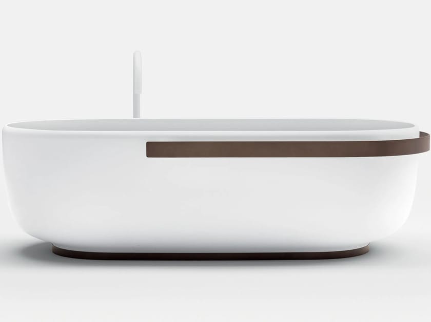 HOMEY Freestanding oval Cristalplant® bathtub By FALPER | design Simone ...