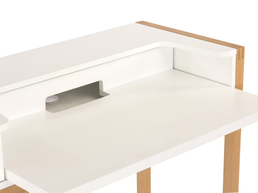 FARRINGDON | PC secretary desk Wooden secretary desk PC By Woodman