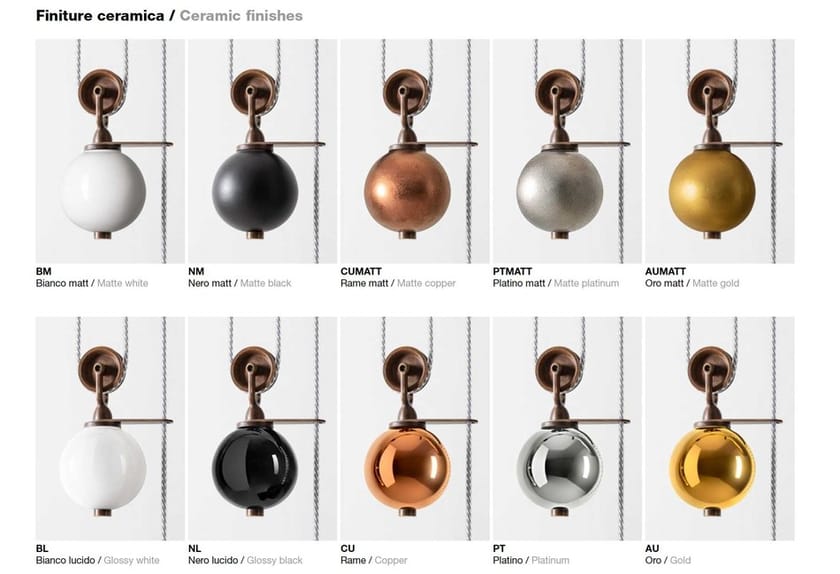 FATE Counterweight System in ceramic By Aldo Bernardi