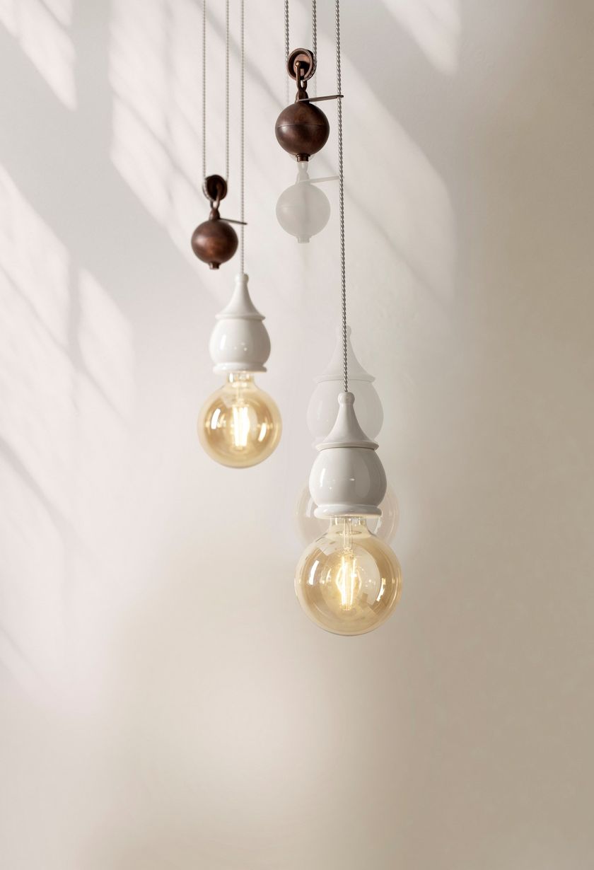 FATE | Ceramic pendant lamp By Aldo Bernardi
