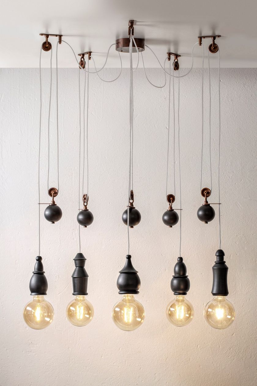 FATE | Ceramic pendant lamp By Aldo Bernardi