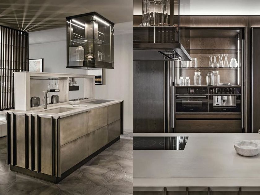 FEEL Wooden kitchen with island By Shake