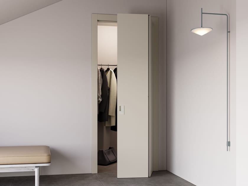 EQUA FOLD 90 Porte pliante en bois By FERREROLEGNO