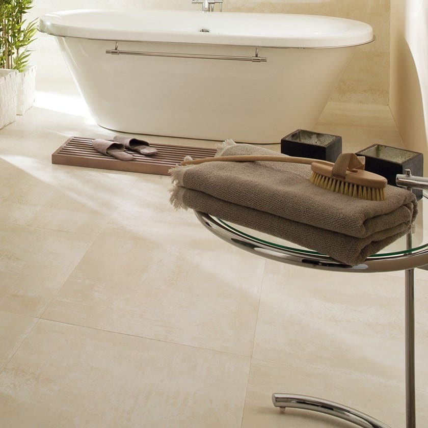 FERROKER Flooring with metal effect By Porcelanosa