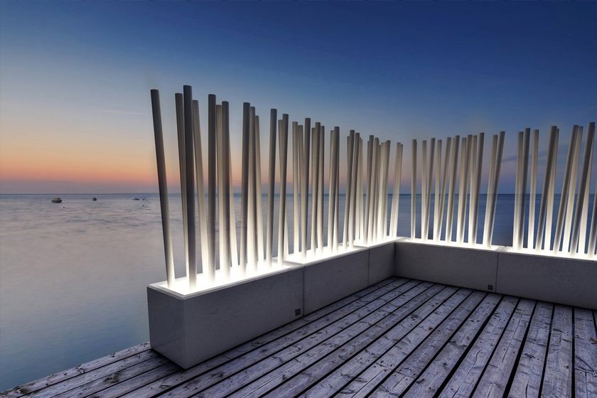 FEST Garden partition with light By SIT