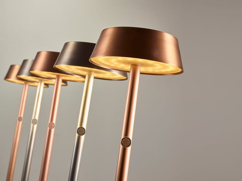 LED Direktlicht Stehleuchte aus Bronze FIAMMETTA By Promemoria Design ...