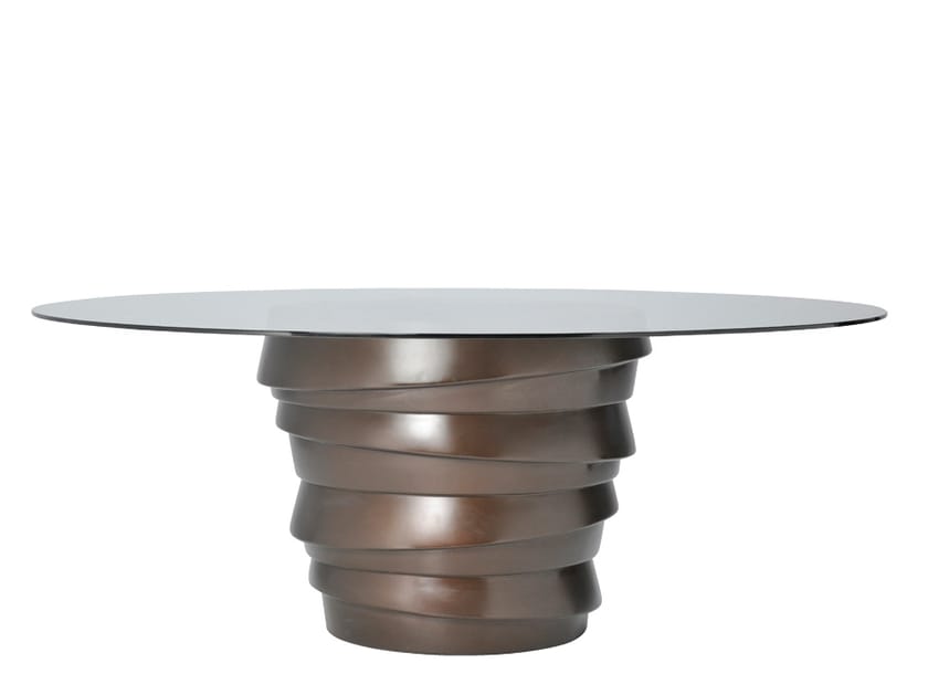 FIBONACCI FONDO Round dining table By JANUS et Cie | design Gabellini ...