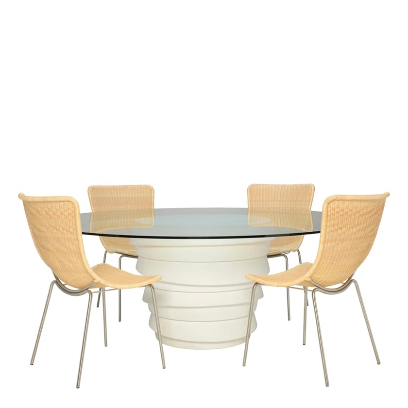 FIBONACCI FONDO Round dining table By JANUS et Cie | design Gabellini ...