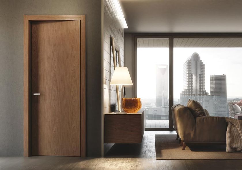 LINEAR Hinged wooden door By COCIF