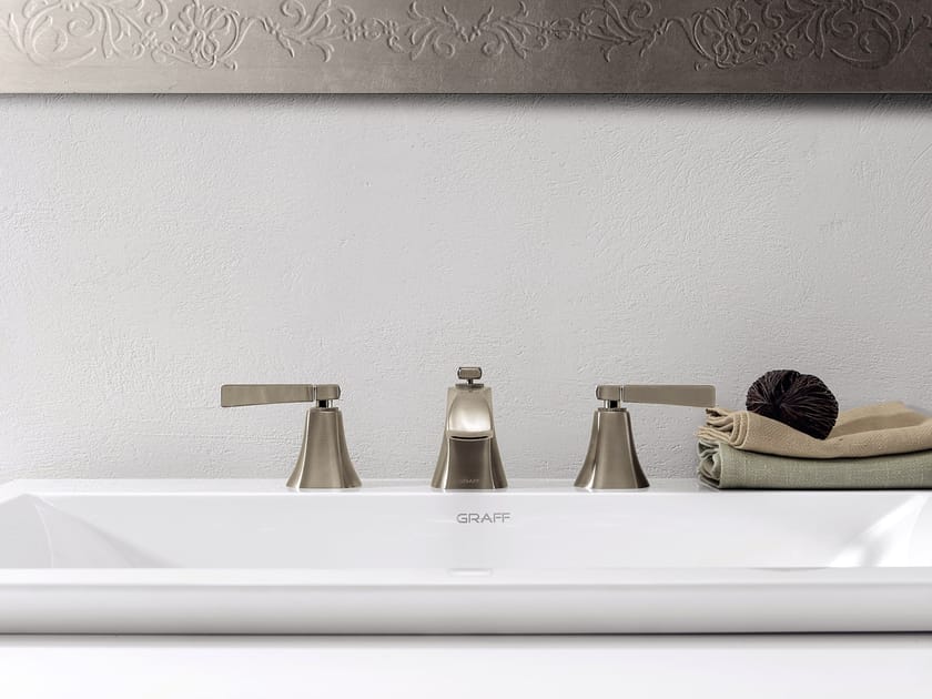 FINEZZA Miscelatore per lavabo a 3 fori da piano By GRAFF